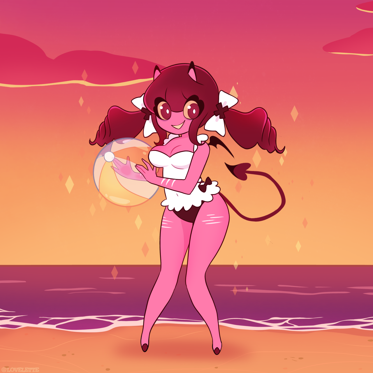 Mocha (beach episode) - ibisPaint