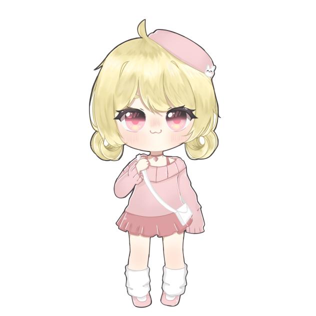 A little girl wearing a cute hat...09 - ibisPaint