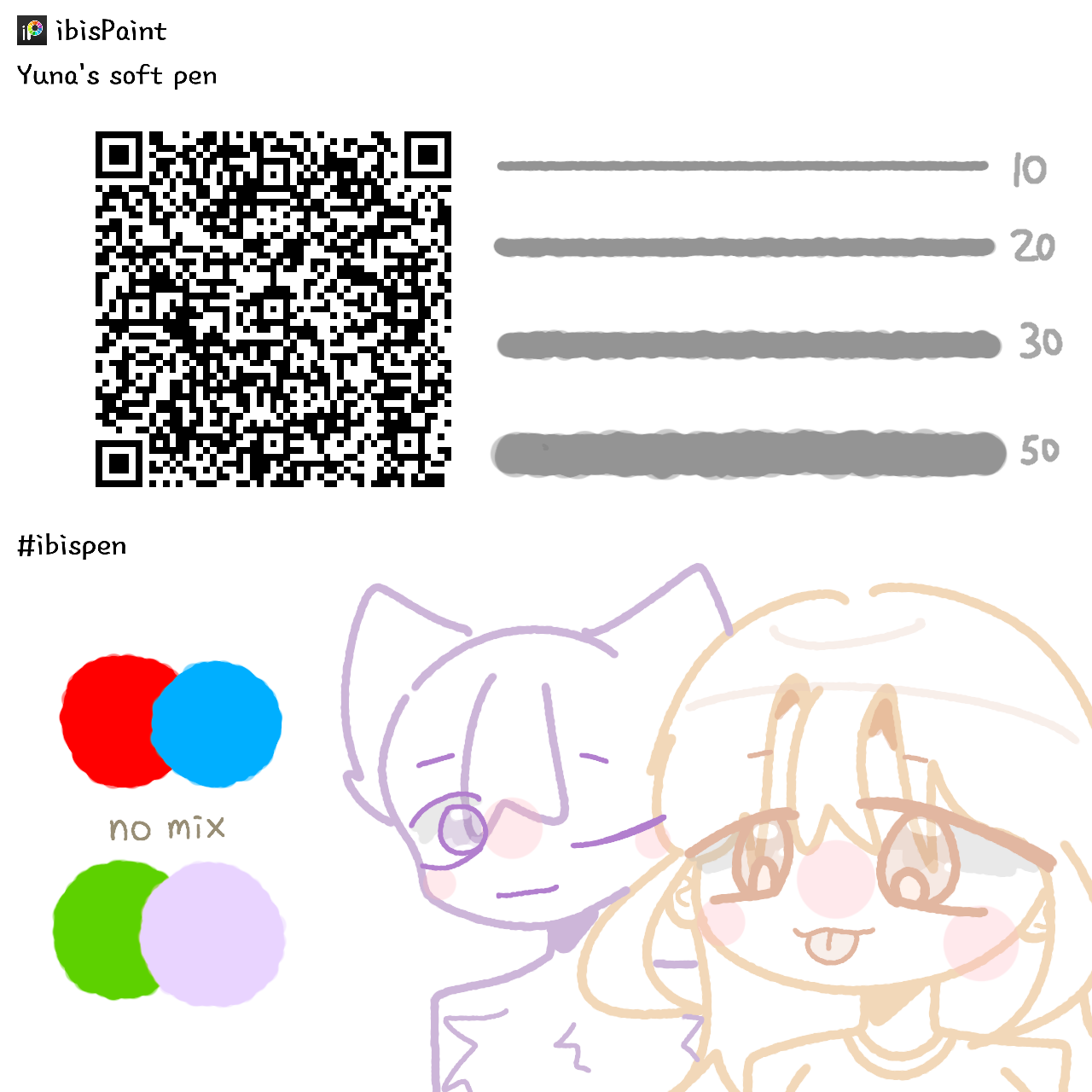 Yuna's soft pen - ibisPaint