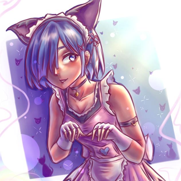 Cat Maid Rem - ibisPaint
