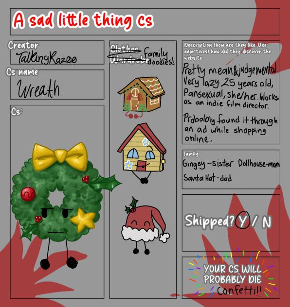 Wreath CS for A Sad Little Thing - ibisPaint