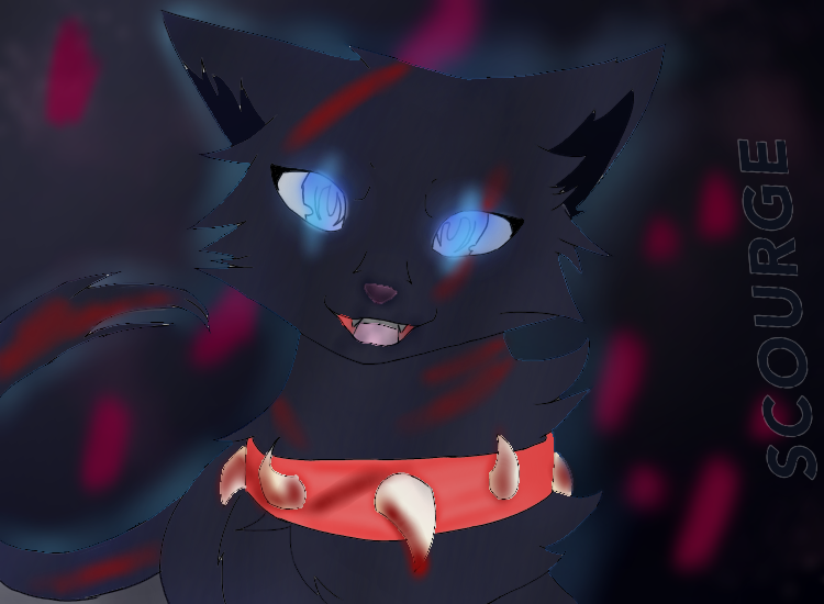 Scourge cat warrior - ibisPaint
