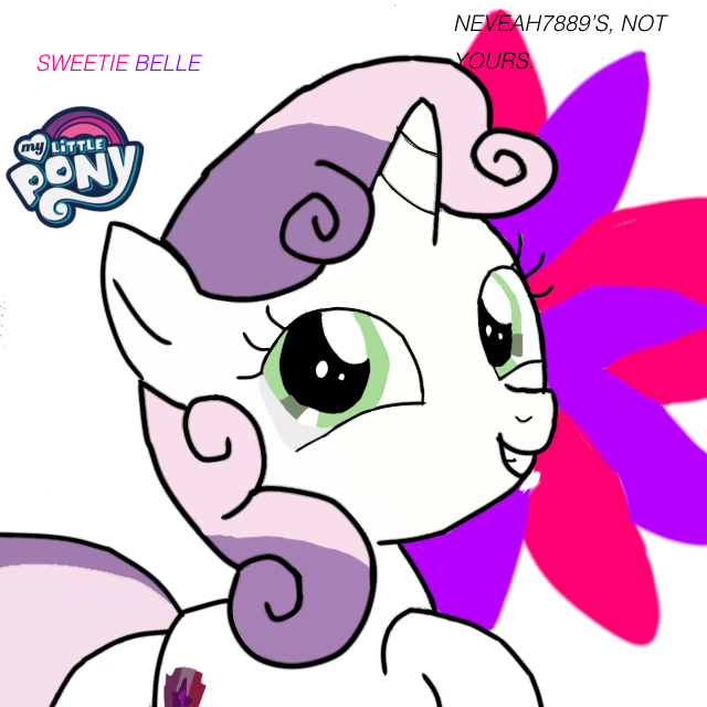 Sweetie belle fanart REMAKE - ibisPaint