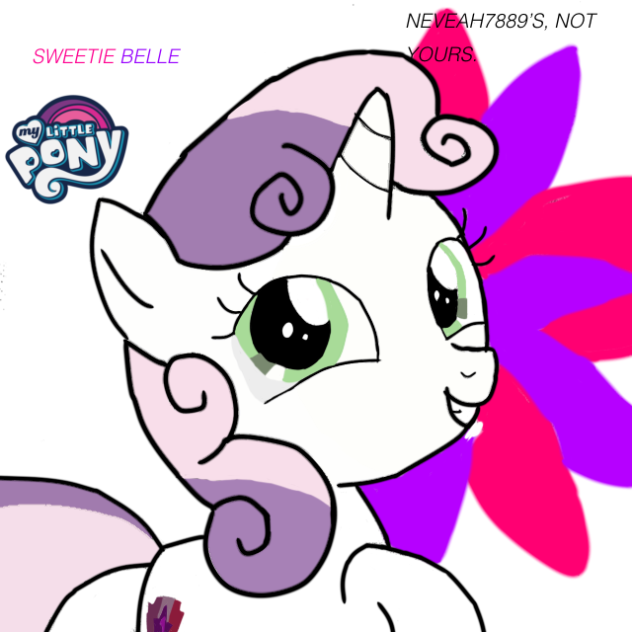 Sweetie belle fanart REMAKE - ibisPaint