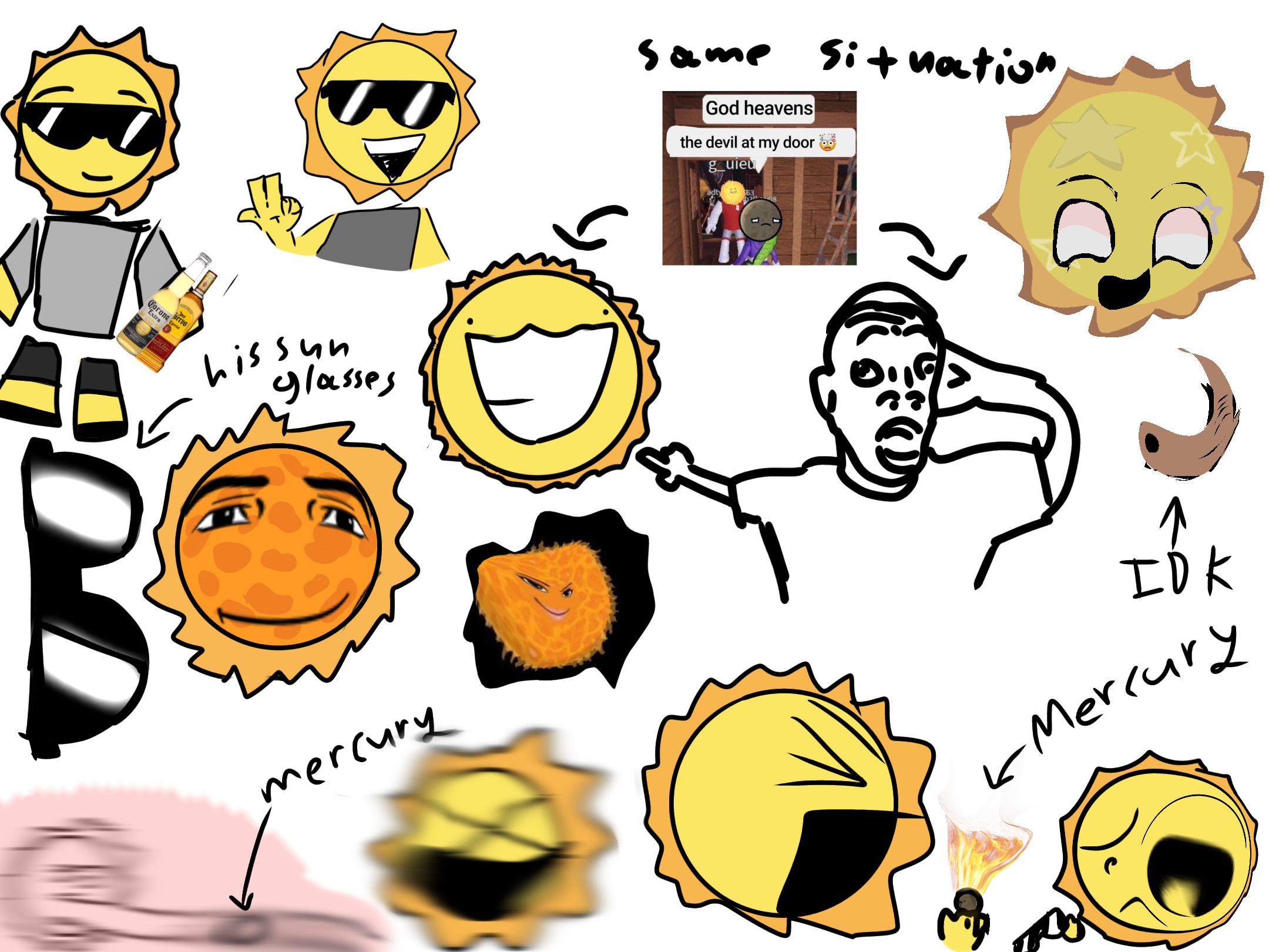 Silly sun - ibisPaint