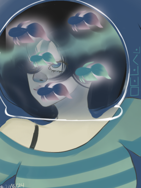 Fish girl - ibisPaint