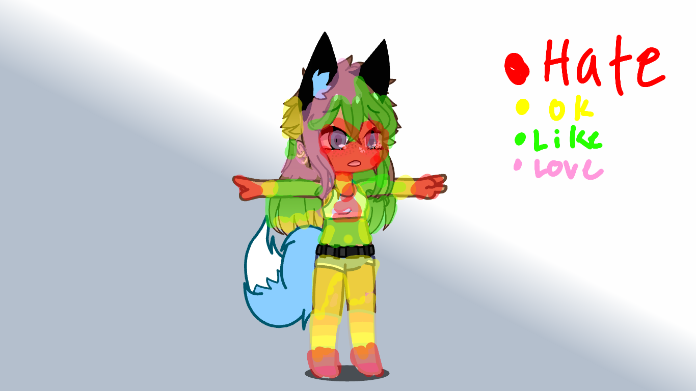 hate, dislike,love - ibisPaint