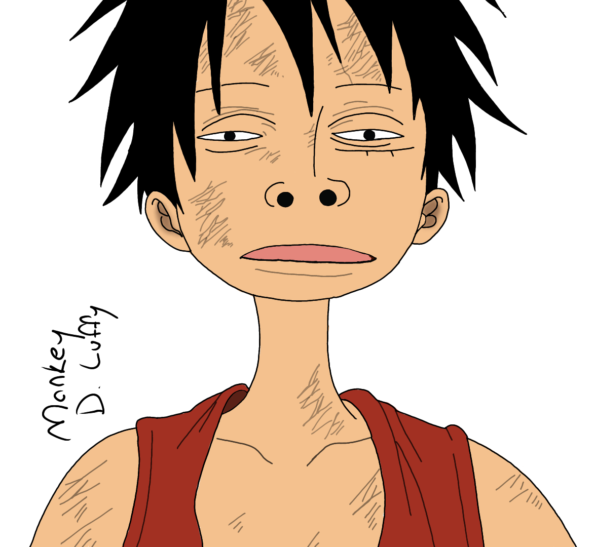 Skypiea arc color luffy - ibisPaint