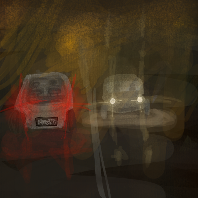Late night drive - ibisPaint