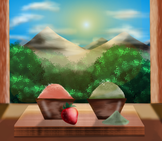 shaved ice - ibisPaint