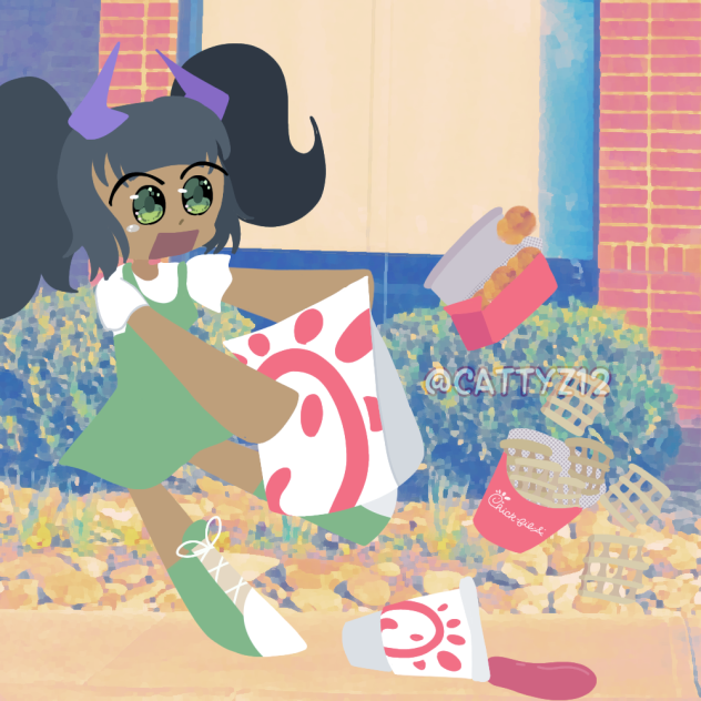 No lunch for her 😔 - ibisPaint