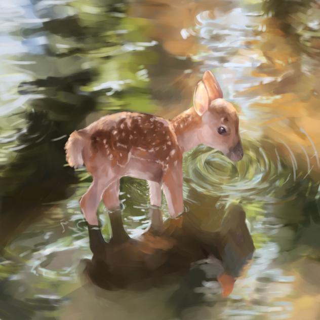 Bambi deer 🦌 - ibisPaint