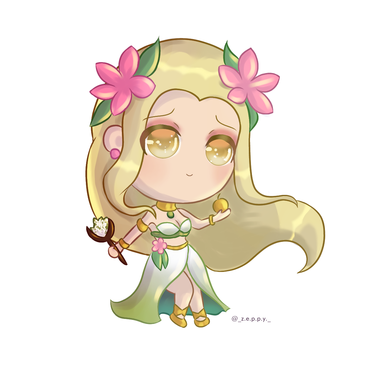 Idun from Mythic Heroes - ibisPaint