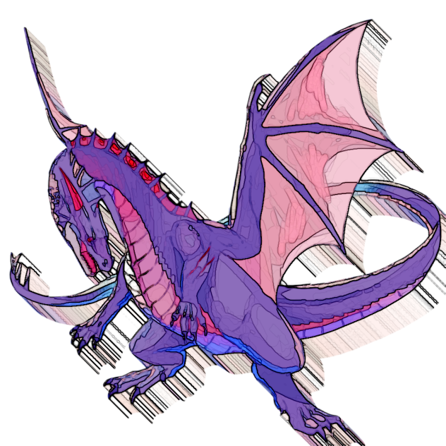 blood dragon - ibisPaint