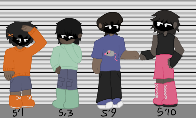 Height guide for my other ocs - ibisPaint