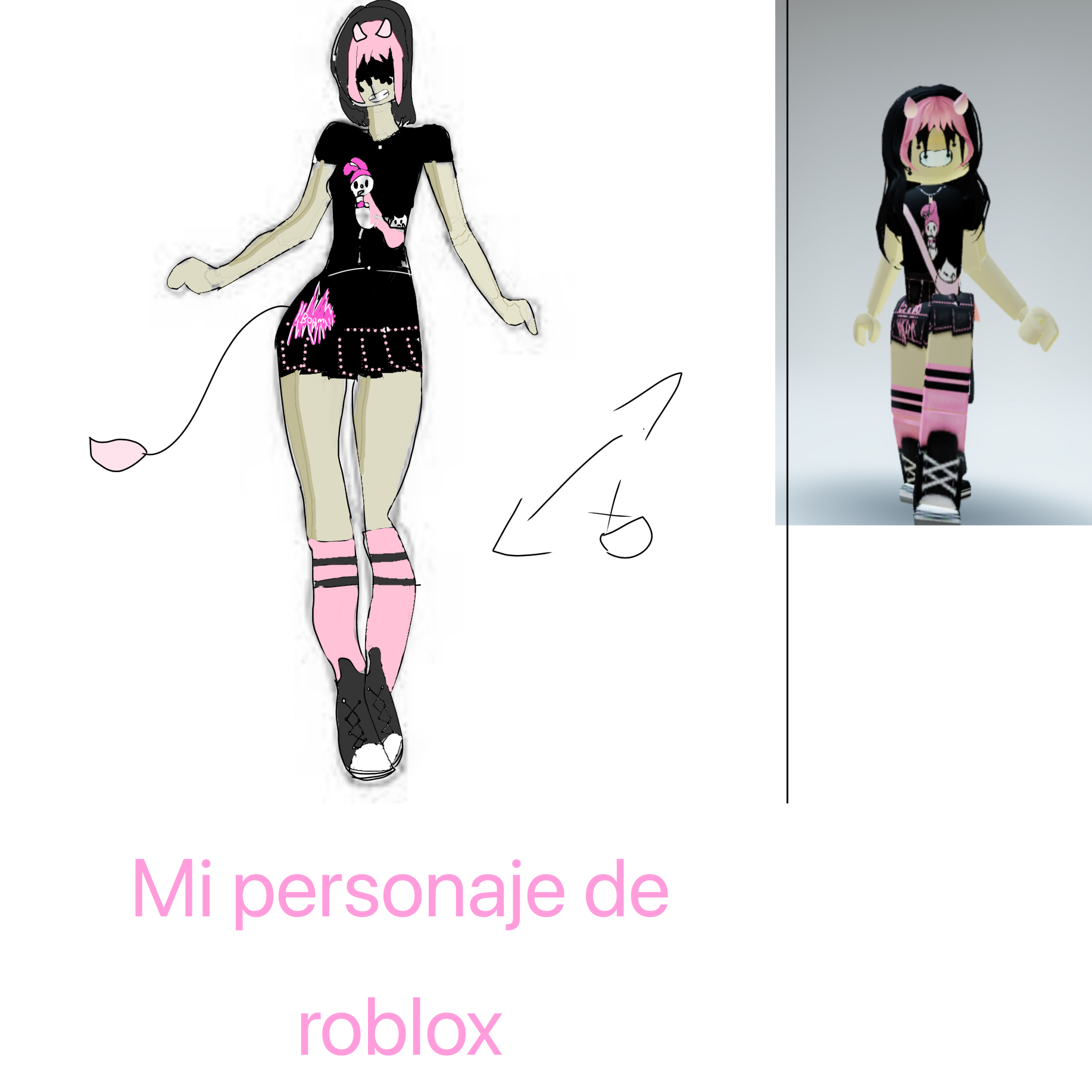 Mi personaje de roblox owo - ibisPaint