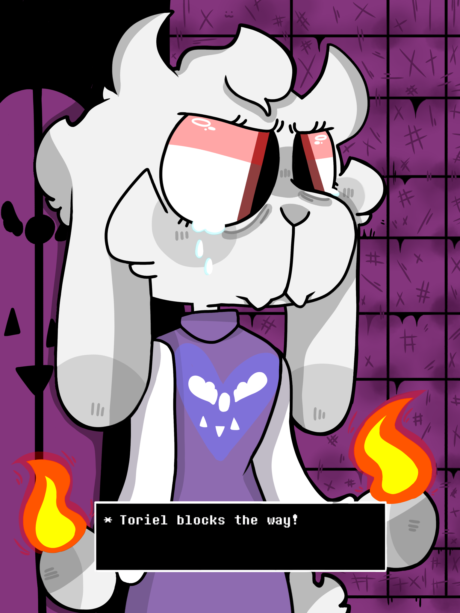 toriel fight (speedpaint) - ibisPaint