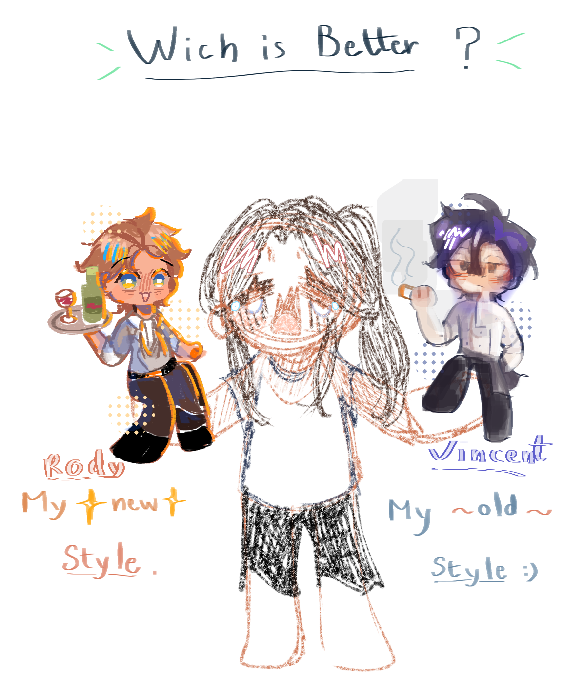 Guys help...Idk what to choose (sob TnT) - ibisPaint
