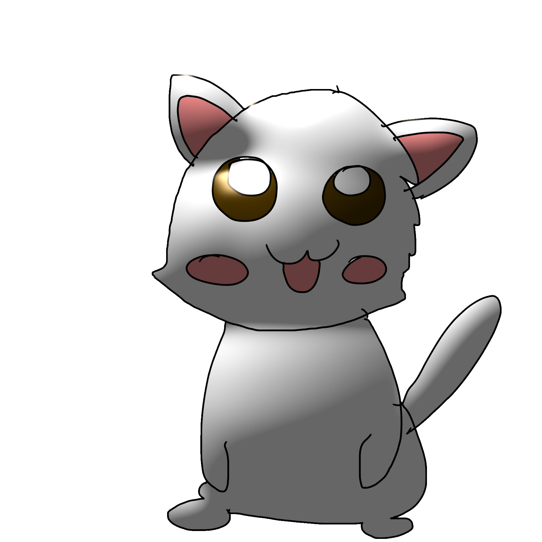 Mint cat as Creu style - ibisPaint