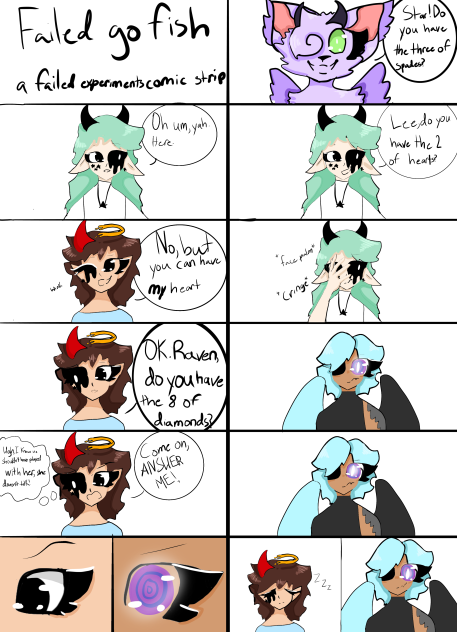 Failed go fish failed experiments fanart - ibisPaint