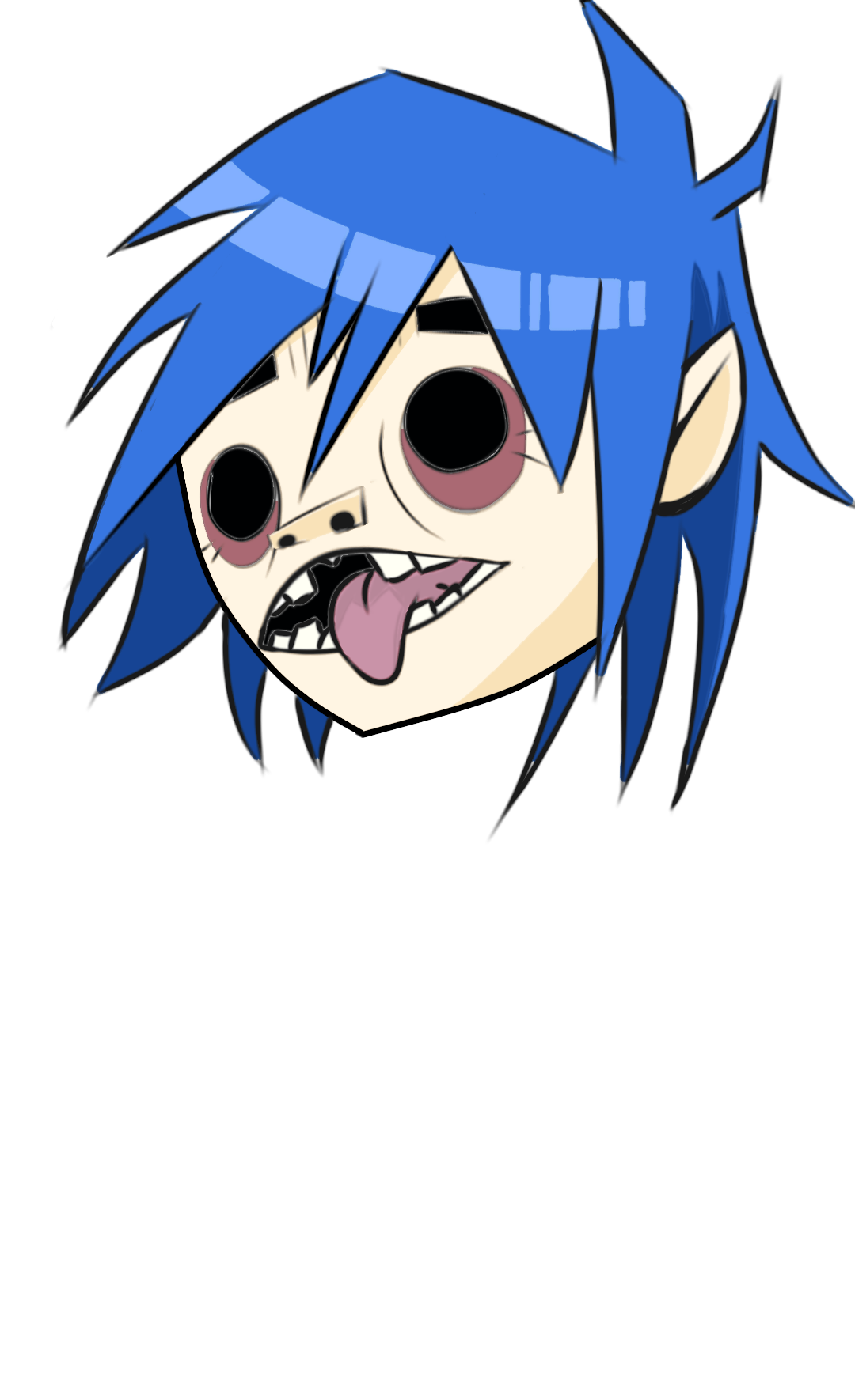 2D gorillaz - ibisPaint