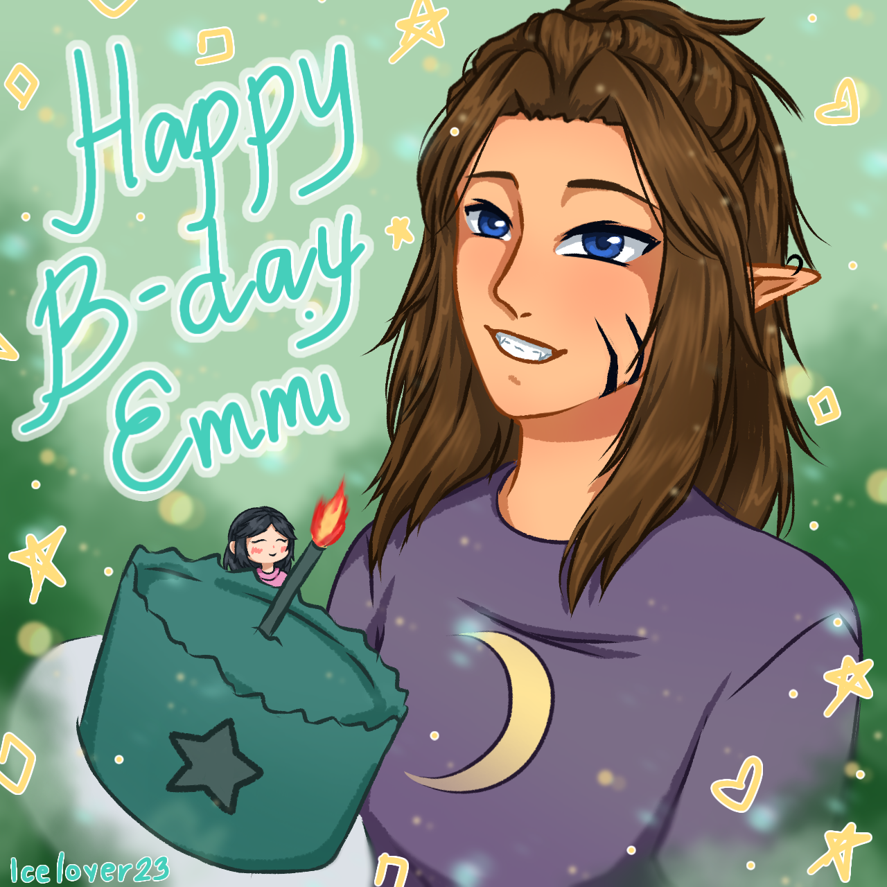 Happy Birthday Emmita !! - ibisPaint