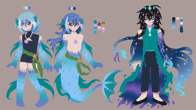 seafoam poiyo & stardust ron - ibisPaint