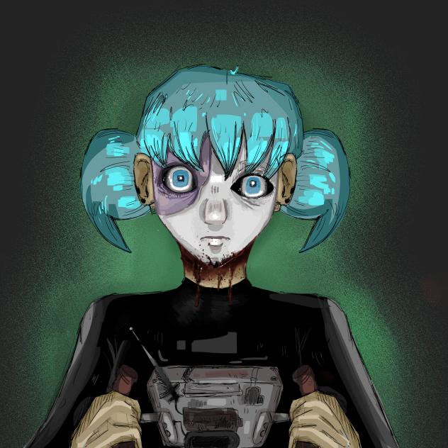 Sally face drawing - ibisPaint