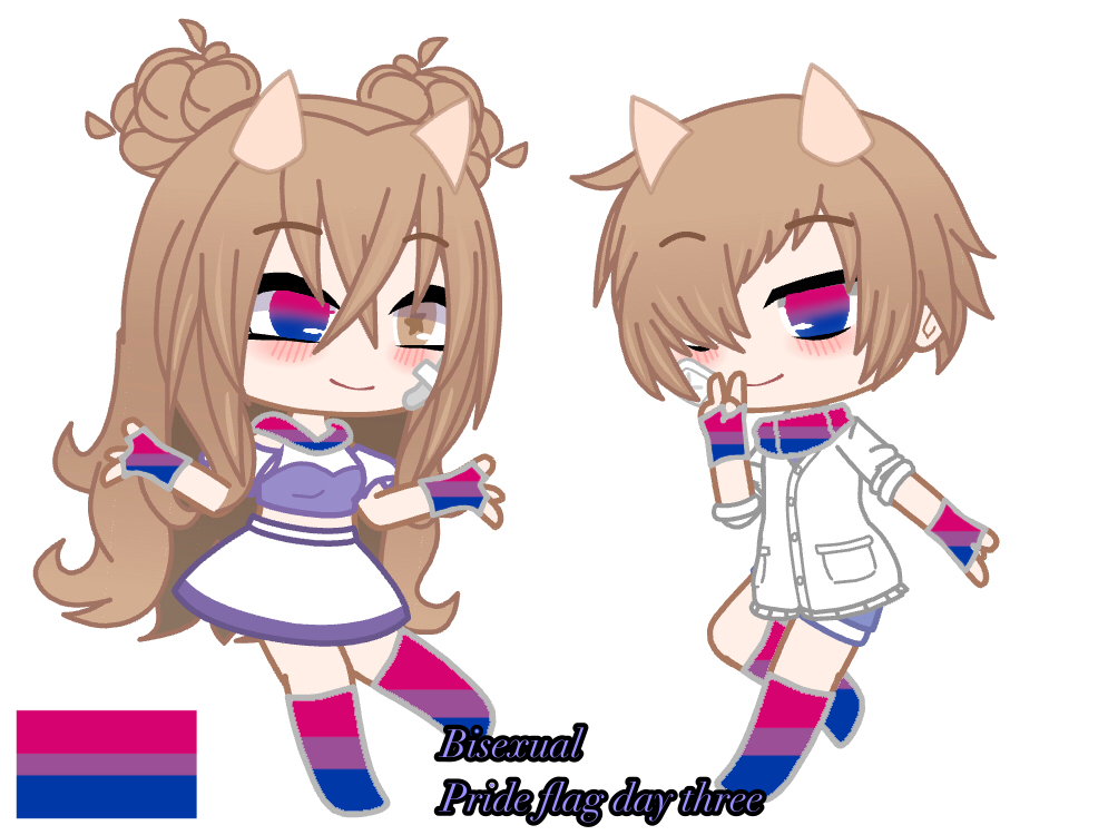 Day three of pride month- bisexual flag - ibisPaint