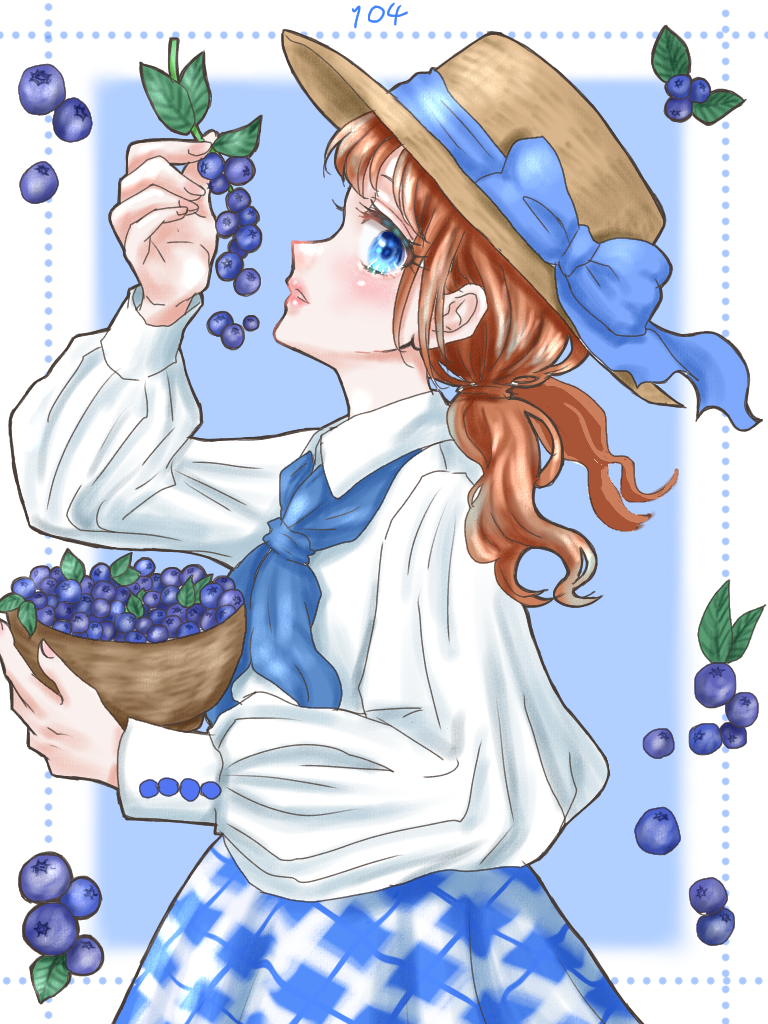 blueberry girl - ibisPaint