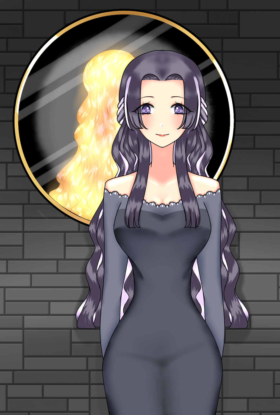 Character design Medea in the mirror - ibisPaint