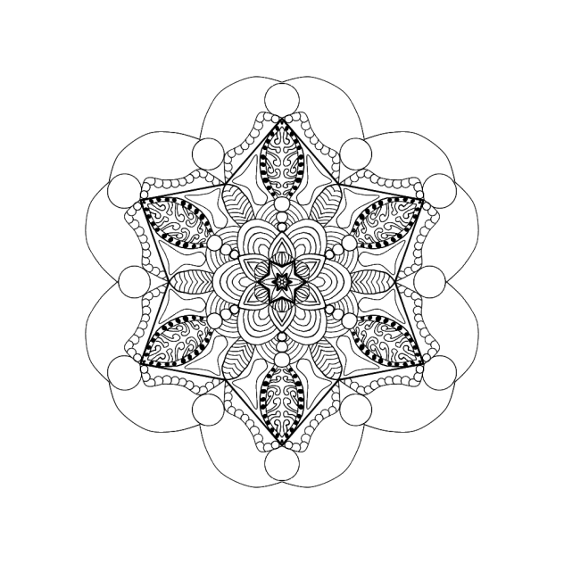 Mandala Flower 7 - ibisPaint