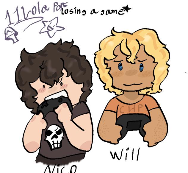 LOL so cute ) Nico x will - ibisPaint