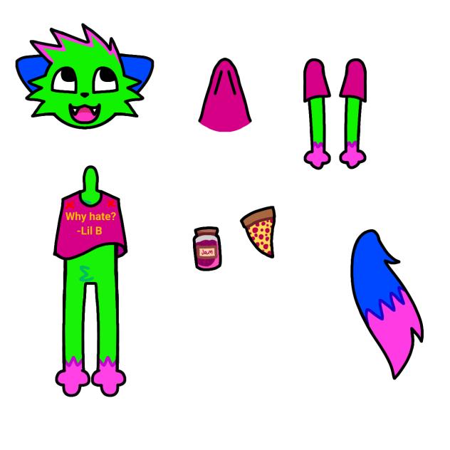 nyanwolf hangy thingy arts and crafts! - ibisPaint