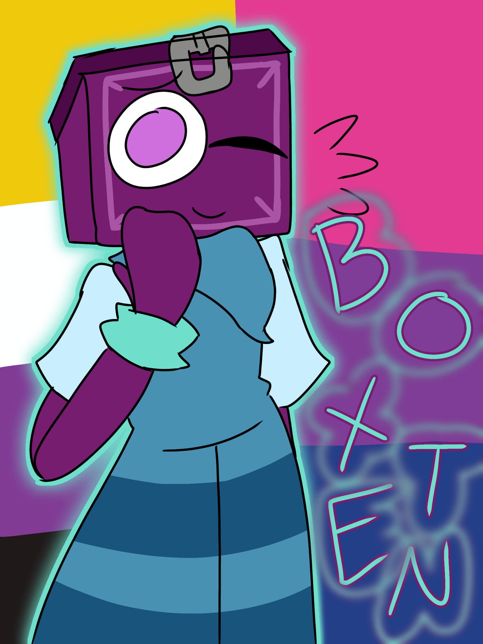 BOXTEN 💜🩵💙 - ibisPaint