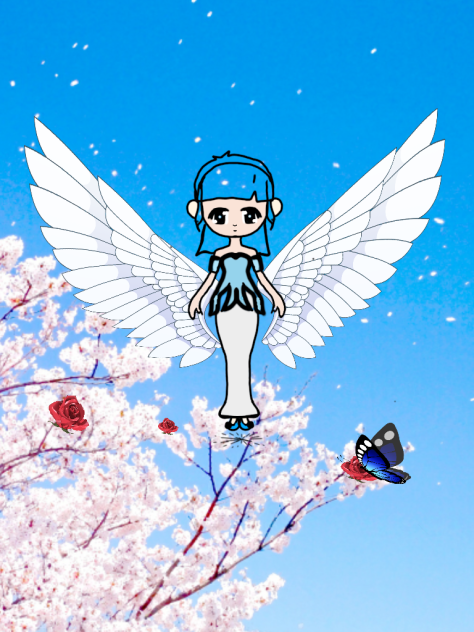 peri langit biru - ibisPaint