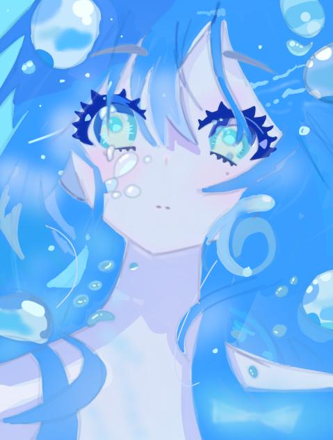 Water girl - ibisPaint