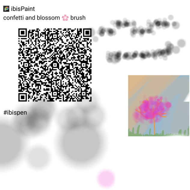 confetti and cherry blossom 🌸 brush - ibisPaint