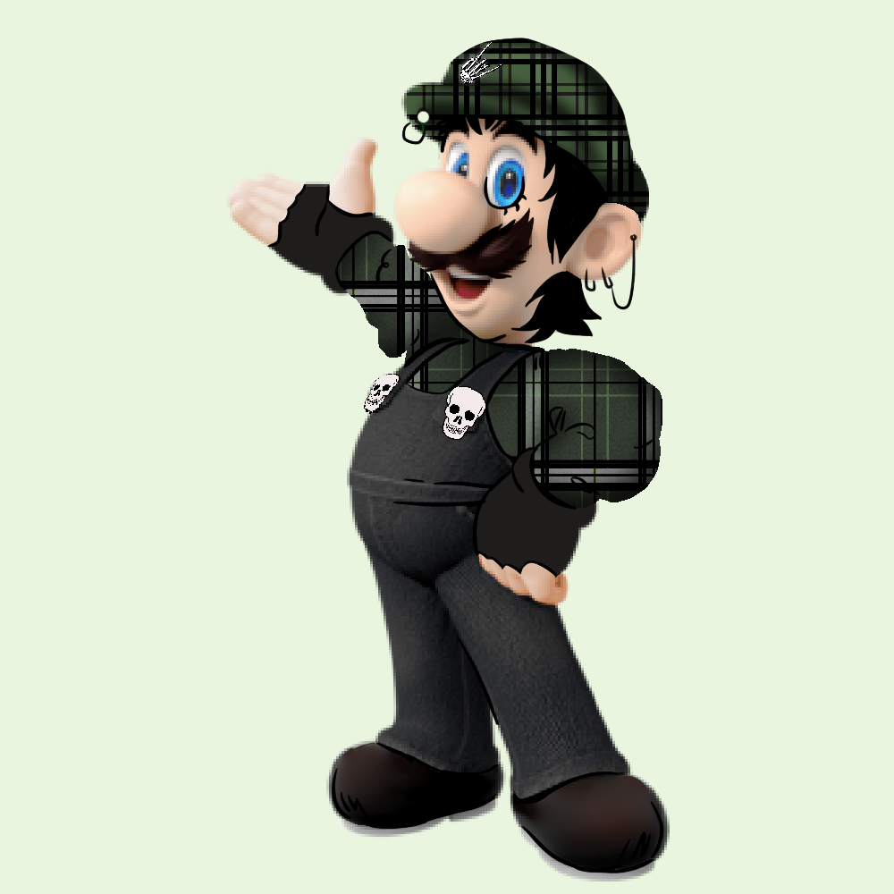 emo luigi - ibisPaint