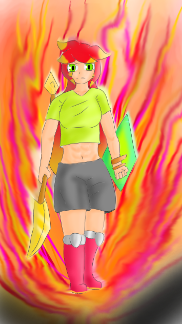 violet battle ready - ibisPaint