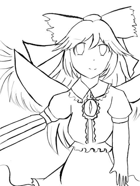 KEEP OUT‼︎‼︎!(線画ver.) - ibisPaint