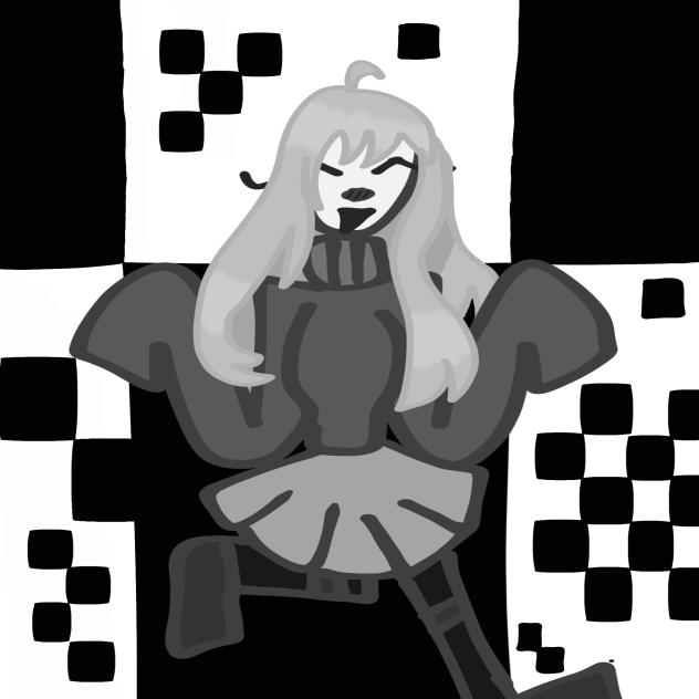 Gray Girl - ibisPaint