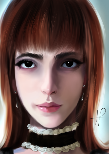 Drawing without a sketch - ibisPaint