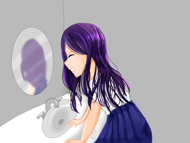 !!OLD!! Girl crying in bathroom - ibisPaint