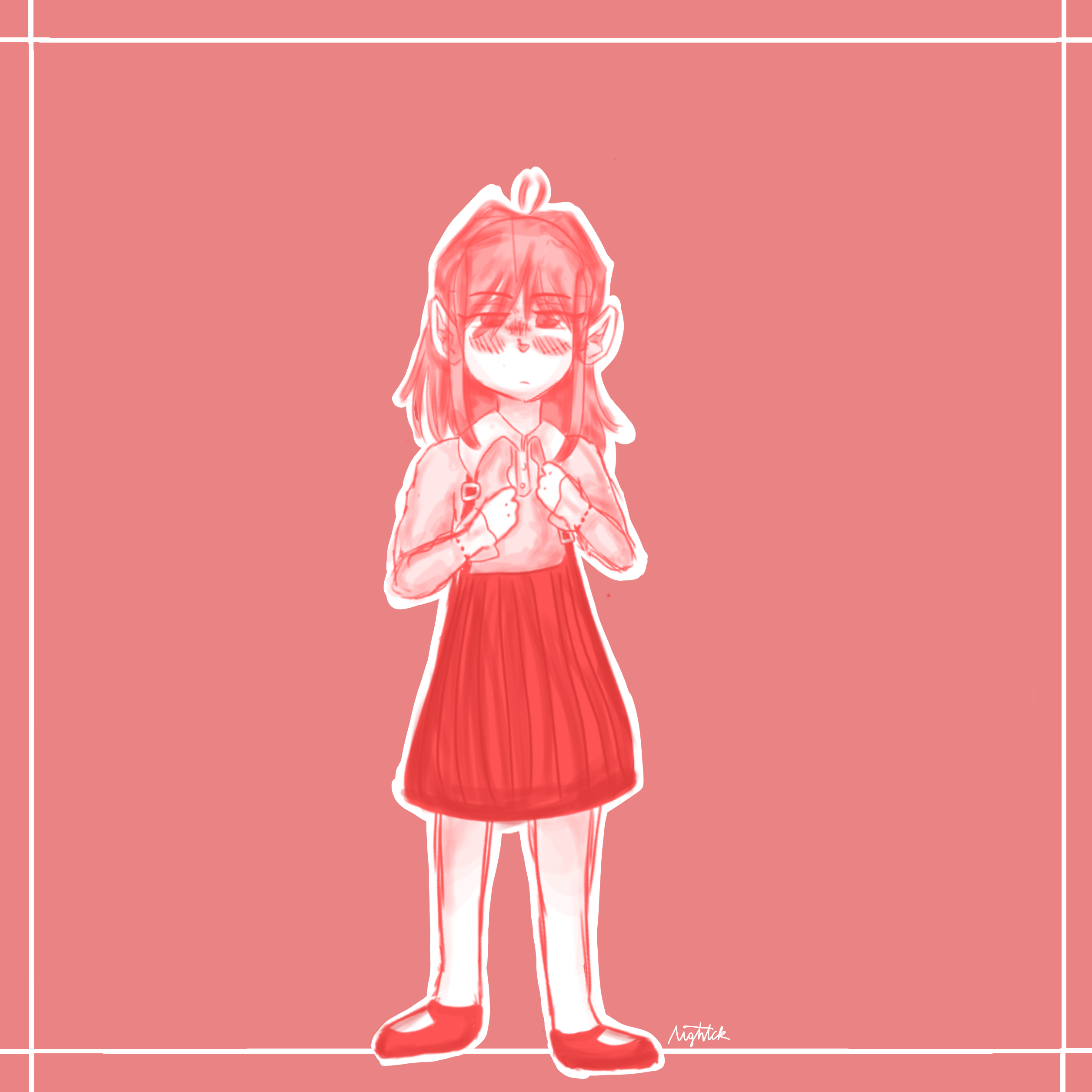 Red doodle - ibisPaint