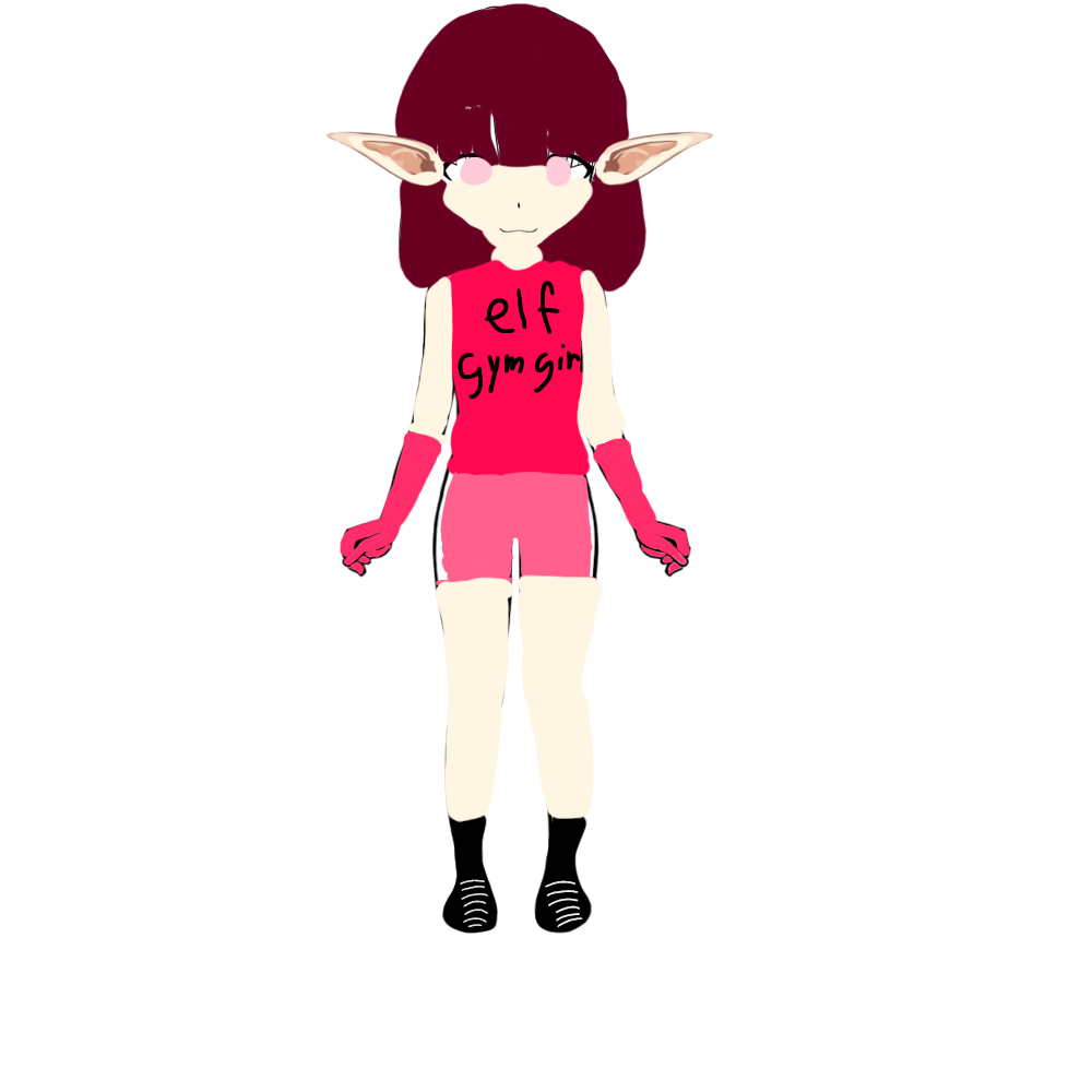 elf gym girl - ibisPaint