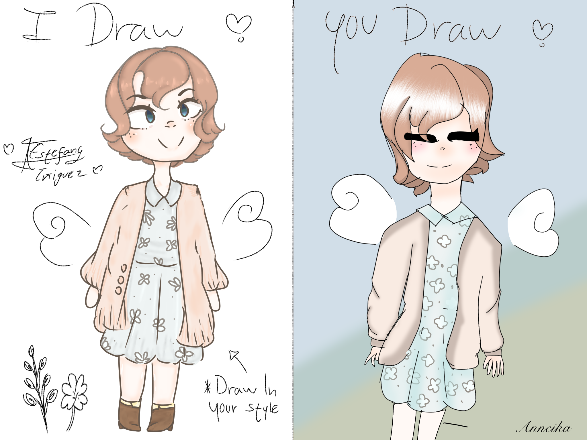 i draw you draw- collab - ibisPaint