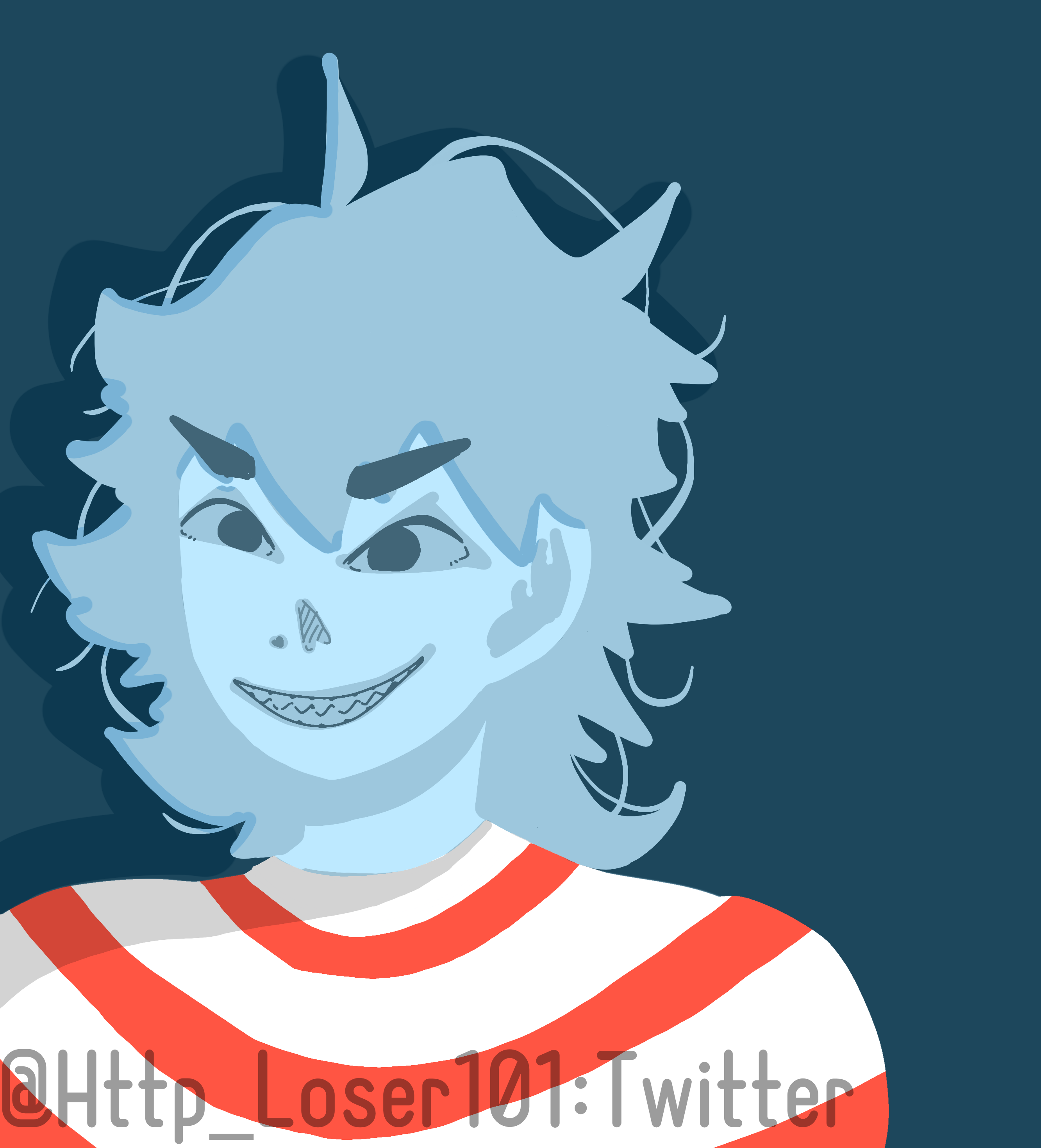 I’m blue!!! Da ba dee da ba die - ibisPaint