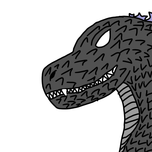 Godzilla GMK - ibisPaint
