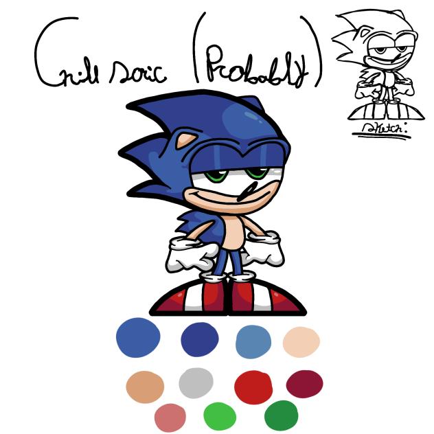 Chill sonic (probably) - ibisPaint
